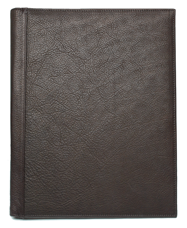 Leather Pad Holders, Leather Portfolio, Debossed Leather Pad Covers